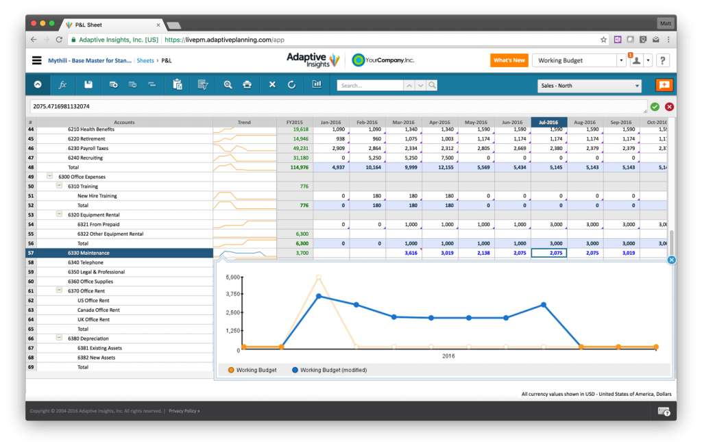 Workday Adaptive Planning - enterprise planning software solutions